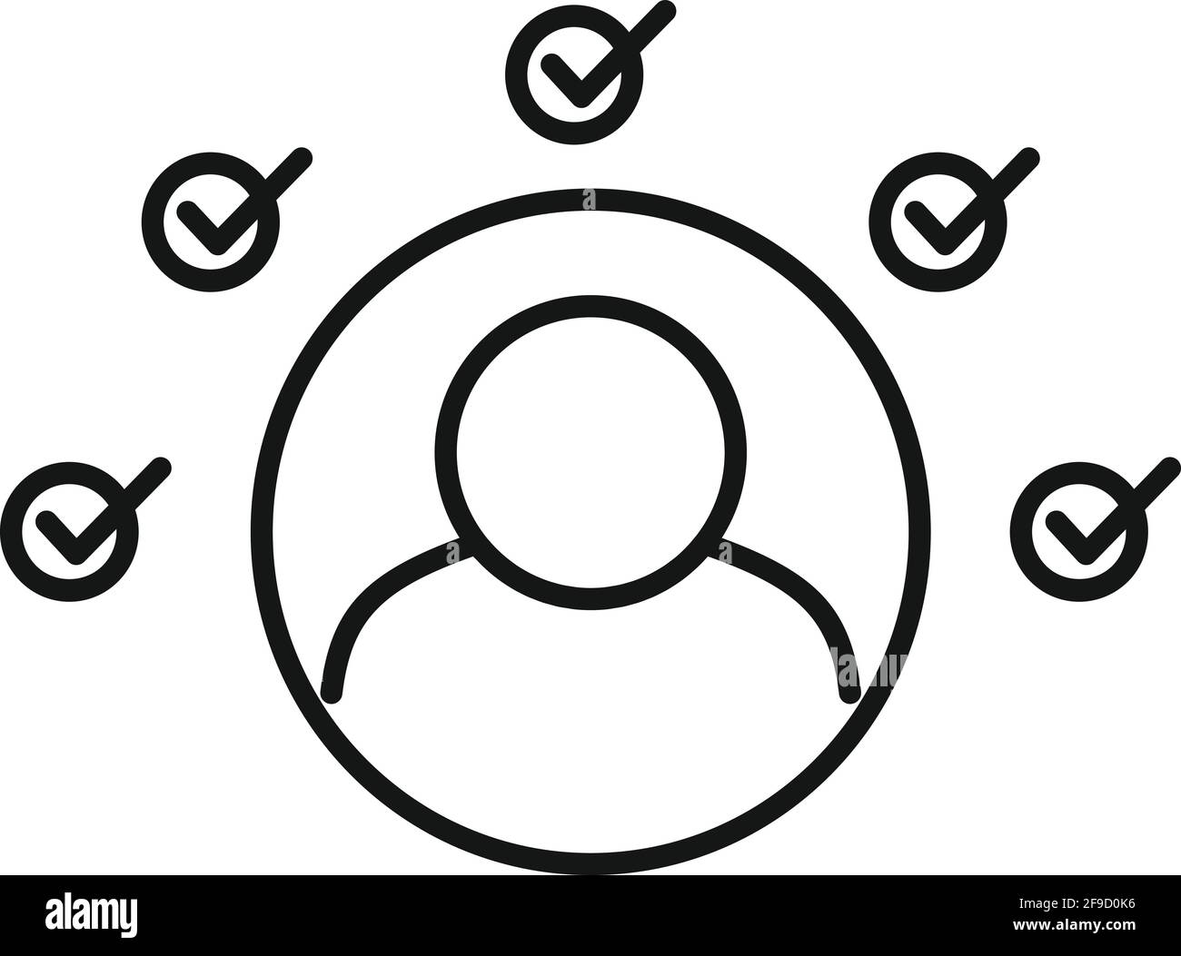 Multiple personal traits icon, outline style Stock Vector Image & Art ...