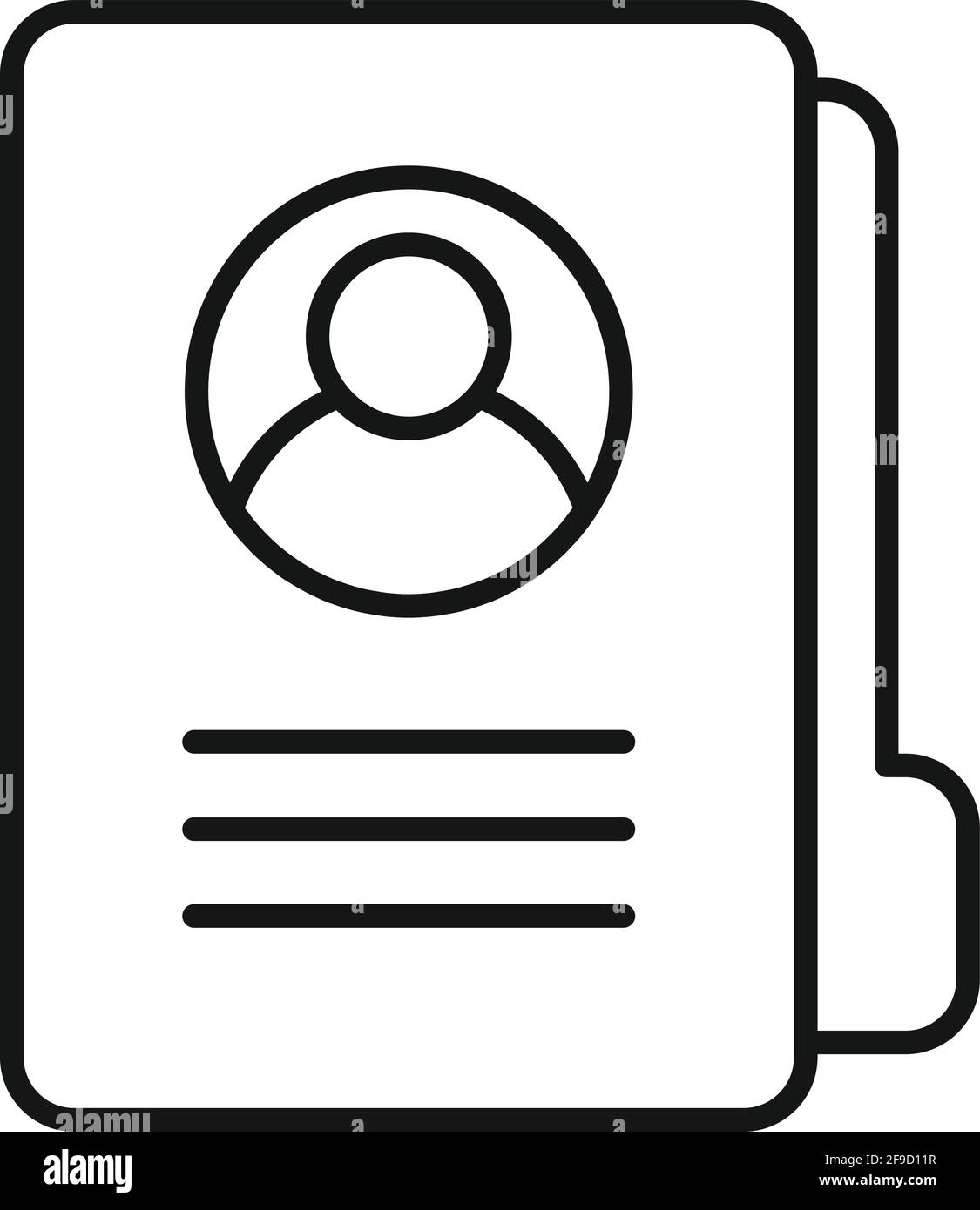 Personal evaluation icon black hi-res stock photography and images - Alamy