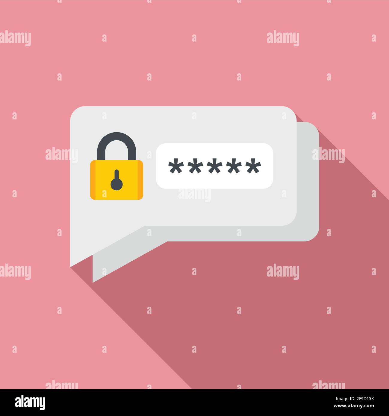 Sms authentication icon flat hi-res stock photography and images - Alamy