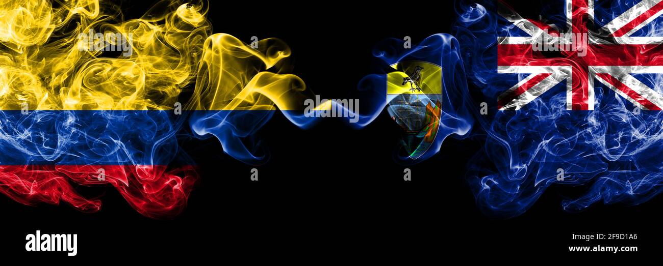 Colombia, Colombian vs British, Britain, Saint Helena smoky mystic ...