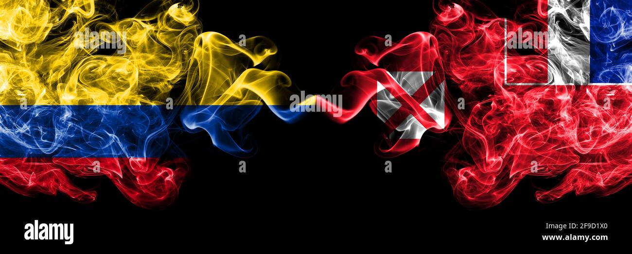 Colombia, Colombian vs France, French, Wallis and Futuna smoky mystic ...