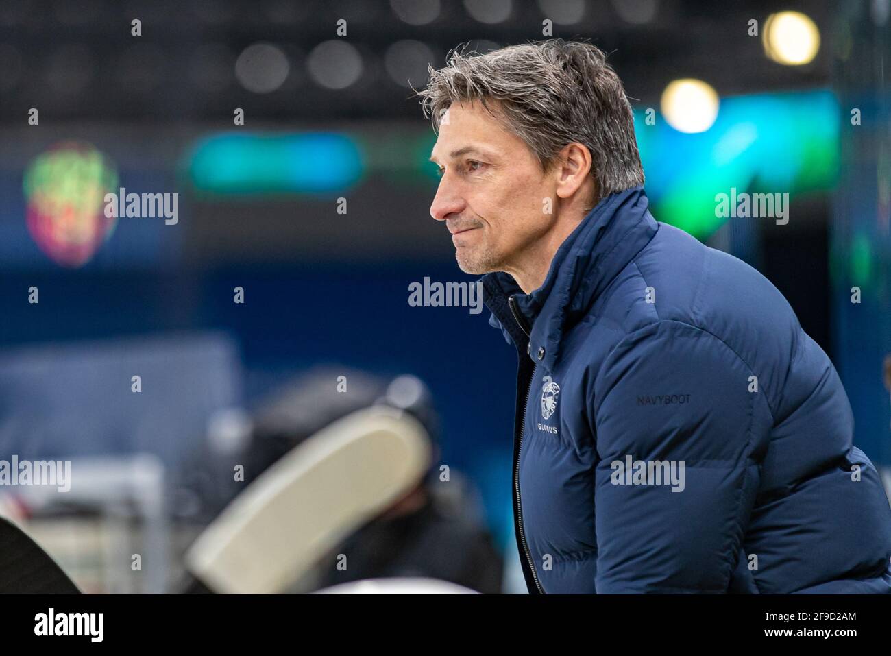 Assistant Coach Alex Reinhard (SC Bern) during the National League ...