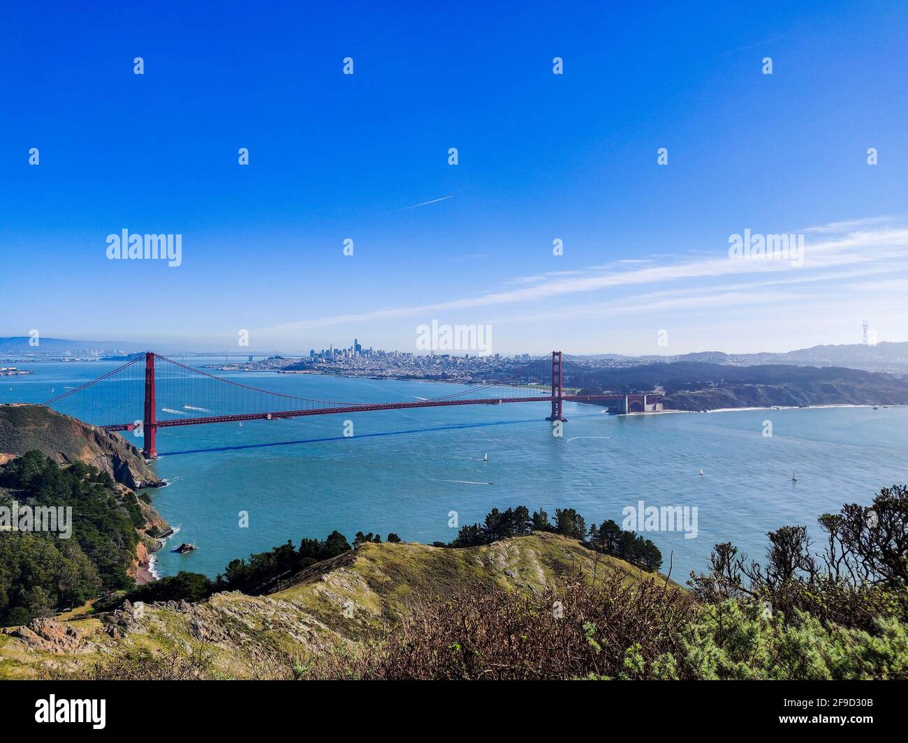 View of Golden Gate National Recreation Area, USA Stock Photo - Alamy