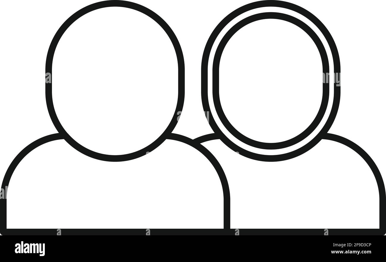 Equal people rights icon, outline style Stock Vector Image & Art - Alamy