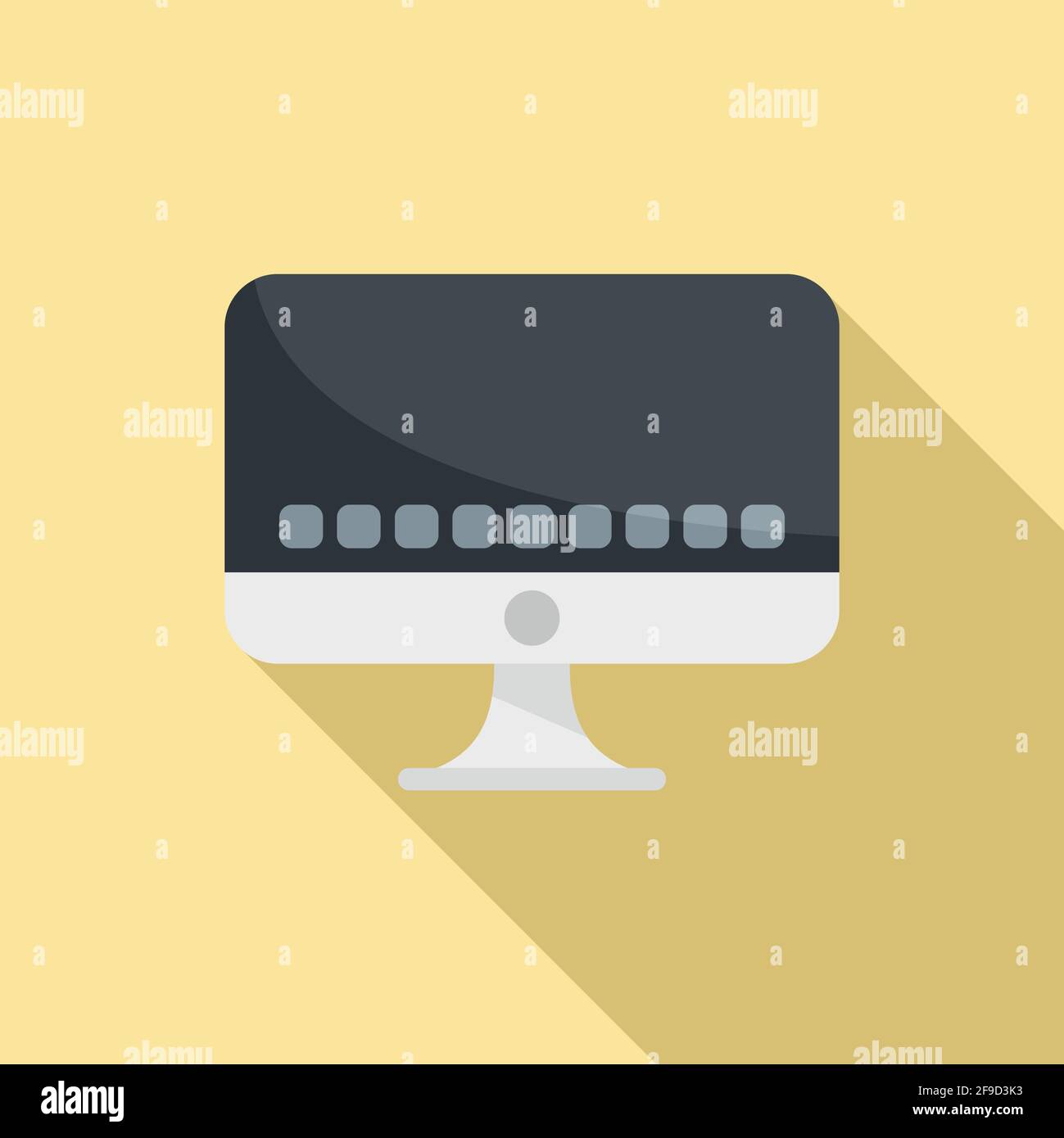 Pc operating system icon, flat style Stock Vector Image & Art - Alamy