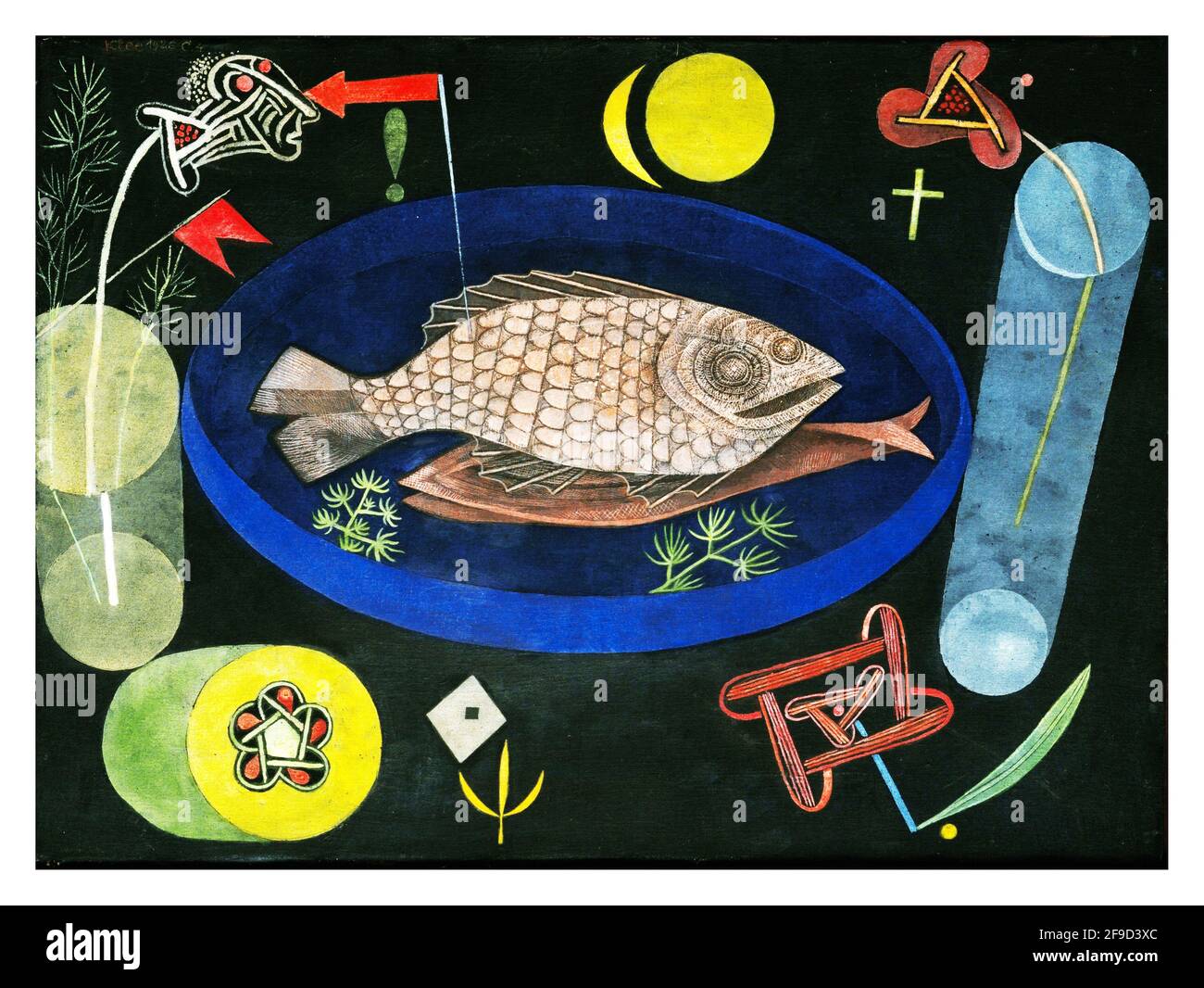 Paul Klee Fish Fish In A Circle By Paul Klee: Buy Fine Art Print
