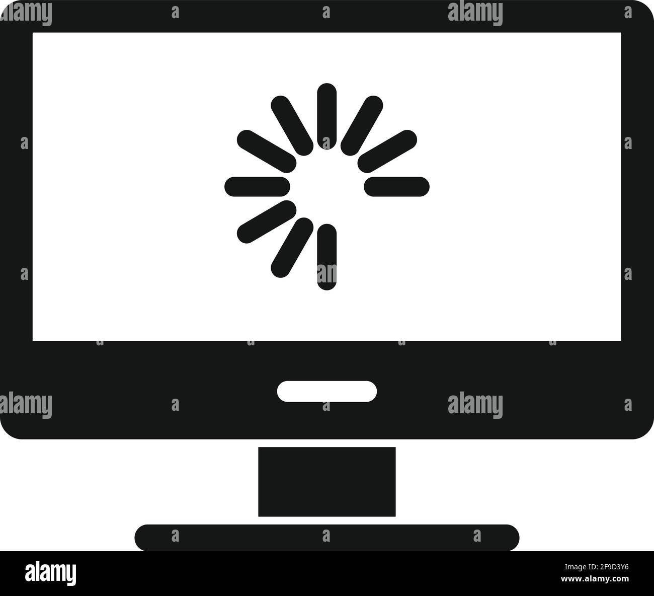 Pc update system icon, simple style Stock Vector Image & Art - Alamy