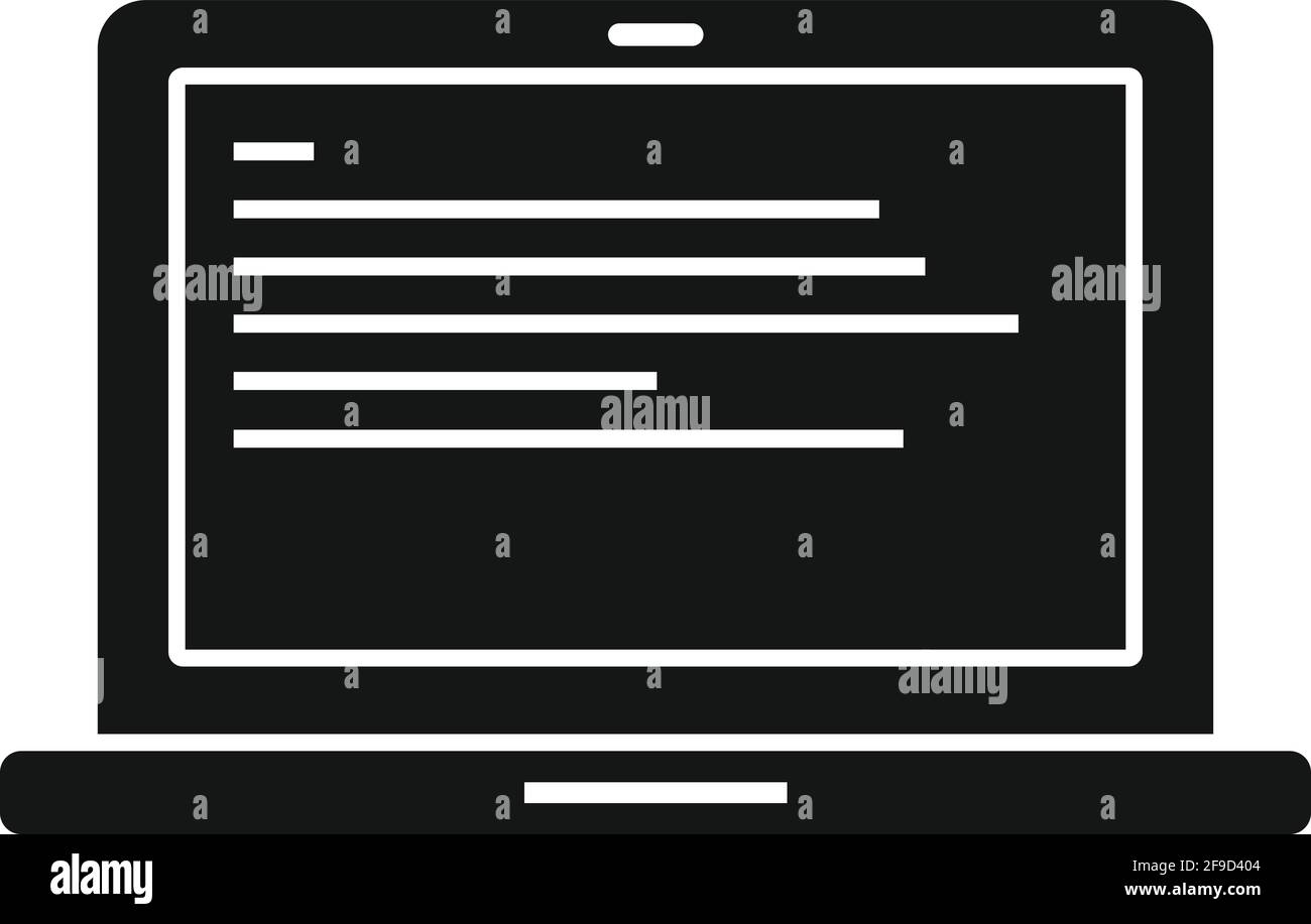 Laptop operating system icon, simple style Stock Vector Image & Art - Alamy