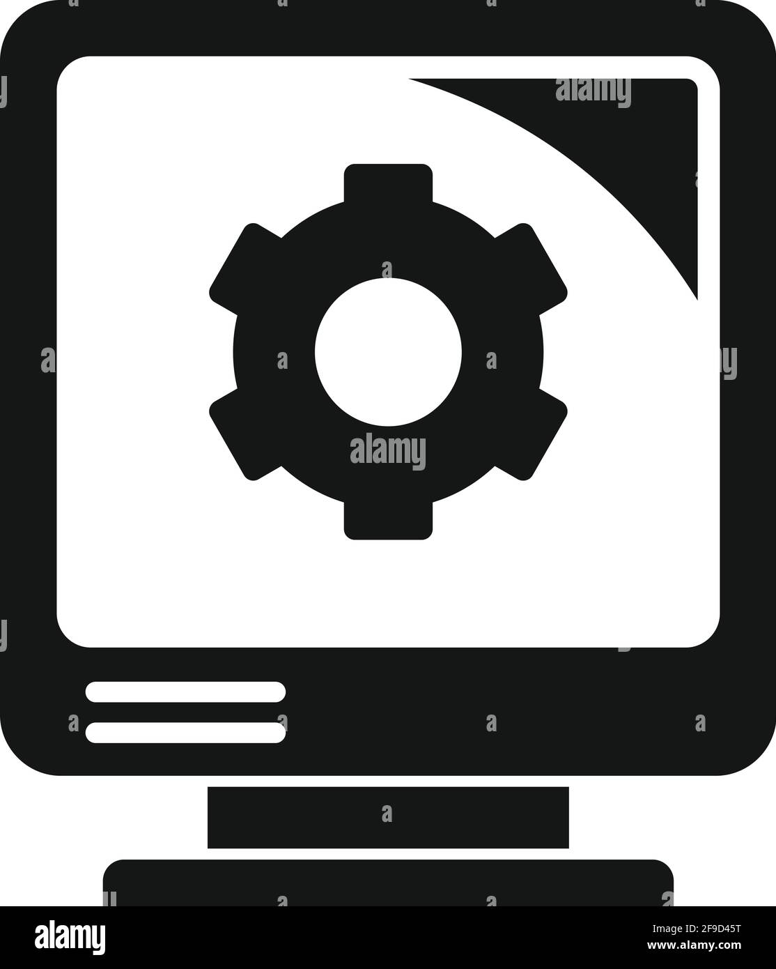 Fix pc system icon, simple style Stock Vector Image & Art - Alamy