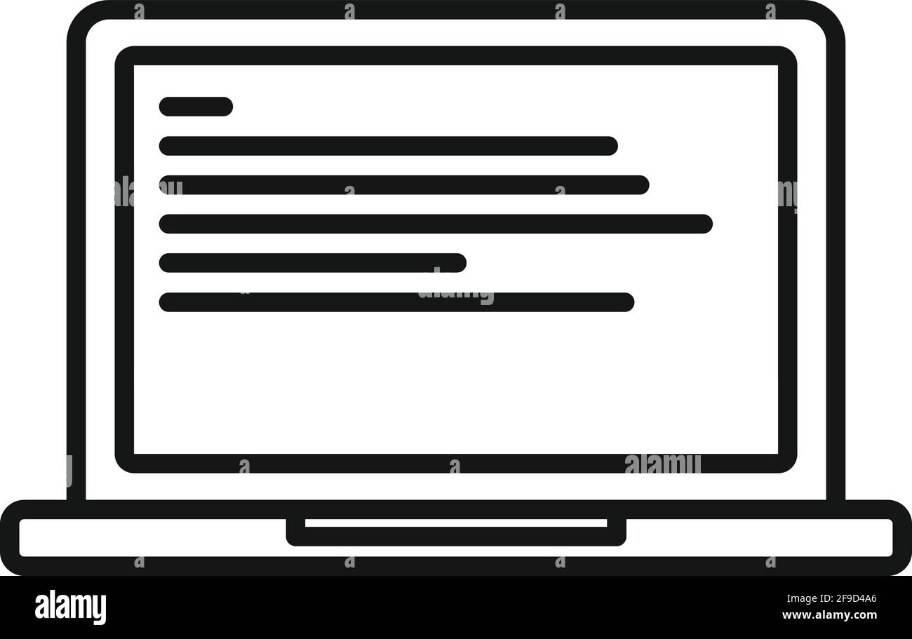 Laptop operating system icon, outline style Stock Vector Image & Art ... Laptop operating system icon, outline style Stock Vector Image & Art ...