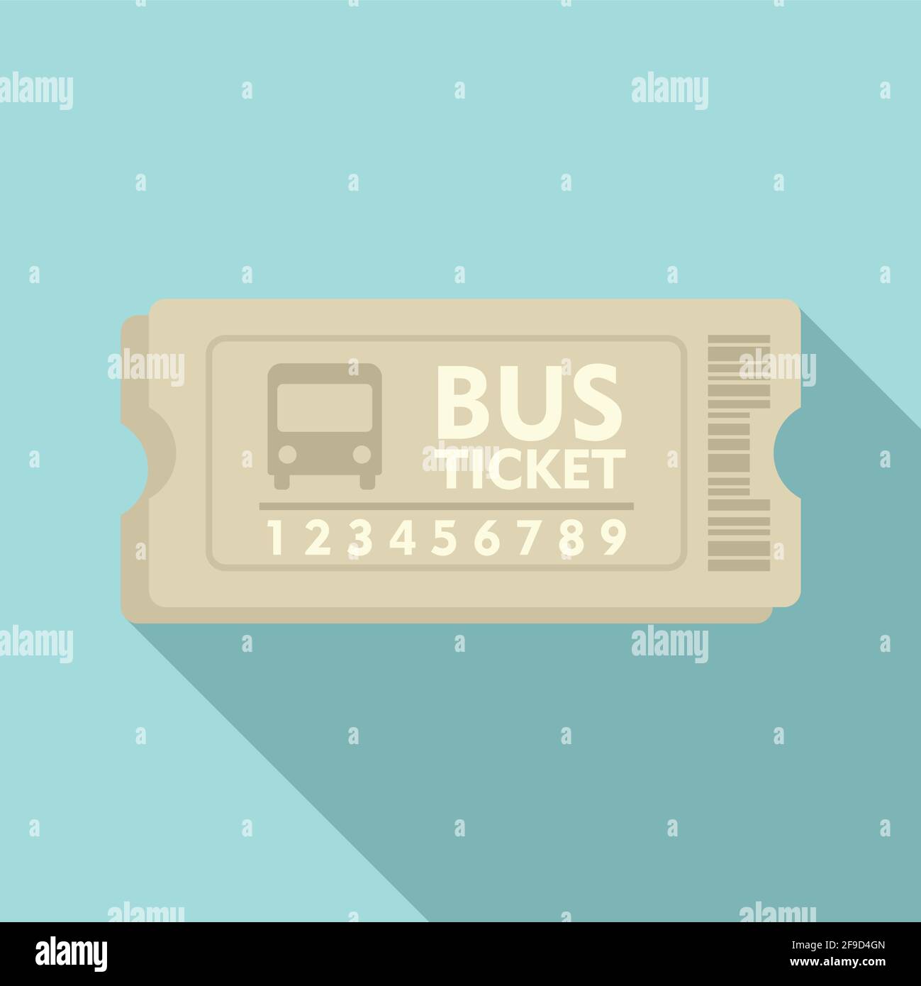 Vintage bus ticket Stock Vector Images - Alamy
