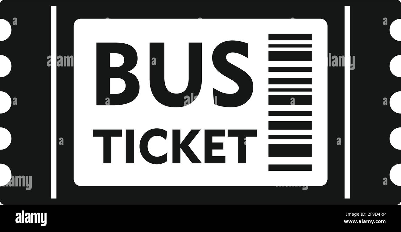 Vintage bus ticket Stock Vector Images - Alamy