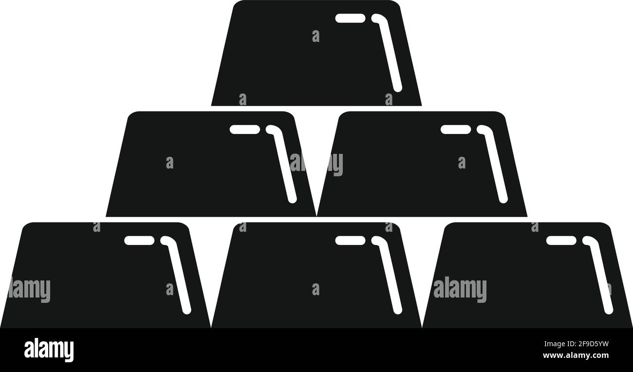 Metal bars icon, simple style Stock Vector Image & Art - Alamy