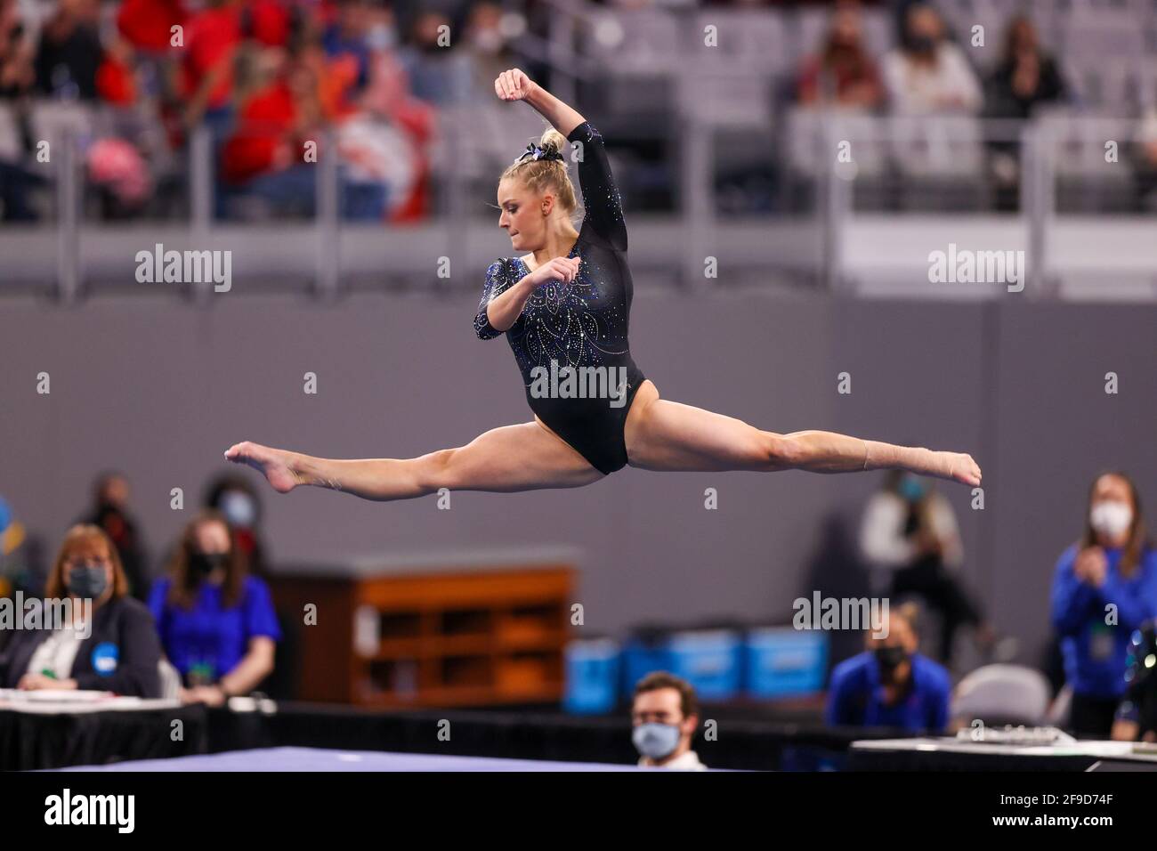 Fort Worth, TX, USA. 17th Apr, 2021. Florida's Alyssa Baumann performs ...