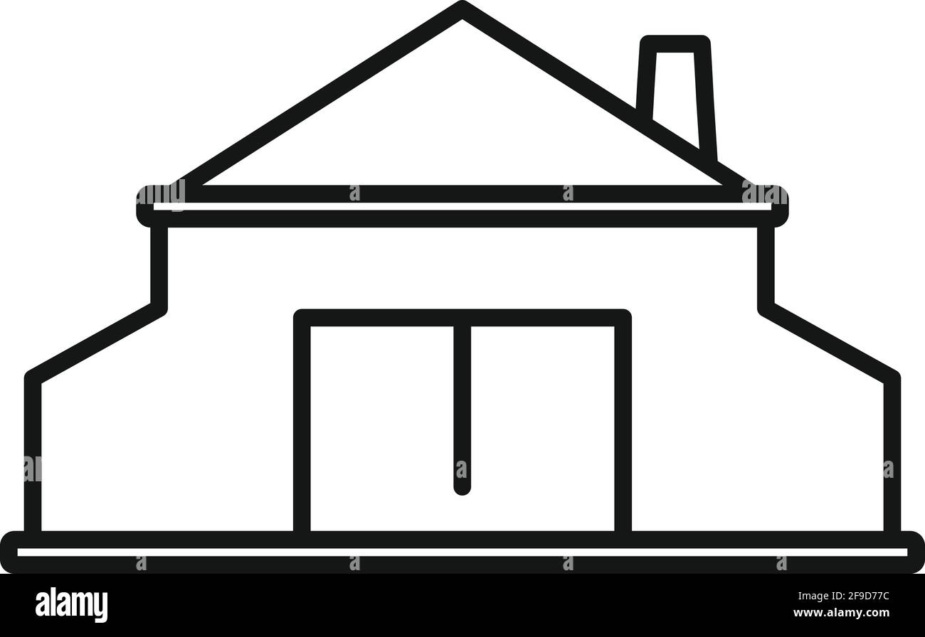 Blacksmith building icon, outline style Stock Vector Image & Art - Alamy