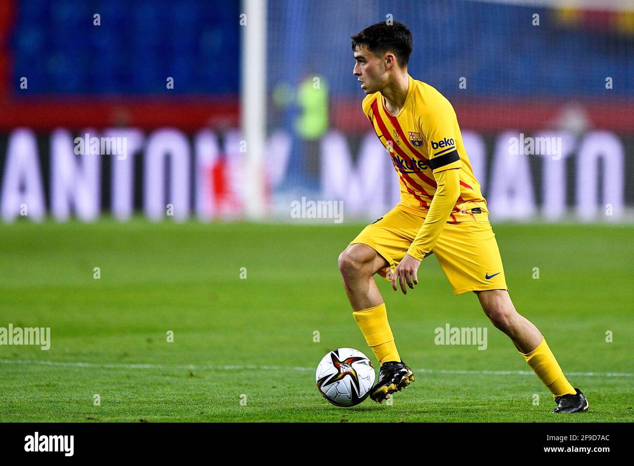 SEVILLE, SPAIN - APRIL 17: Pedri of FC Barcelona during the Copa del ...
