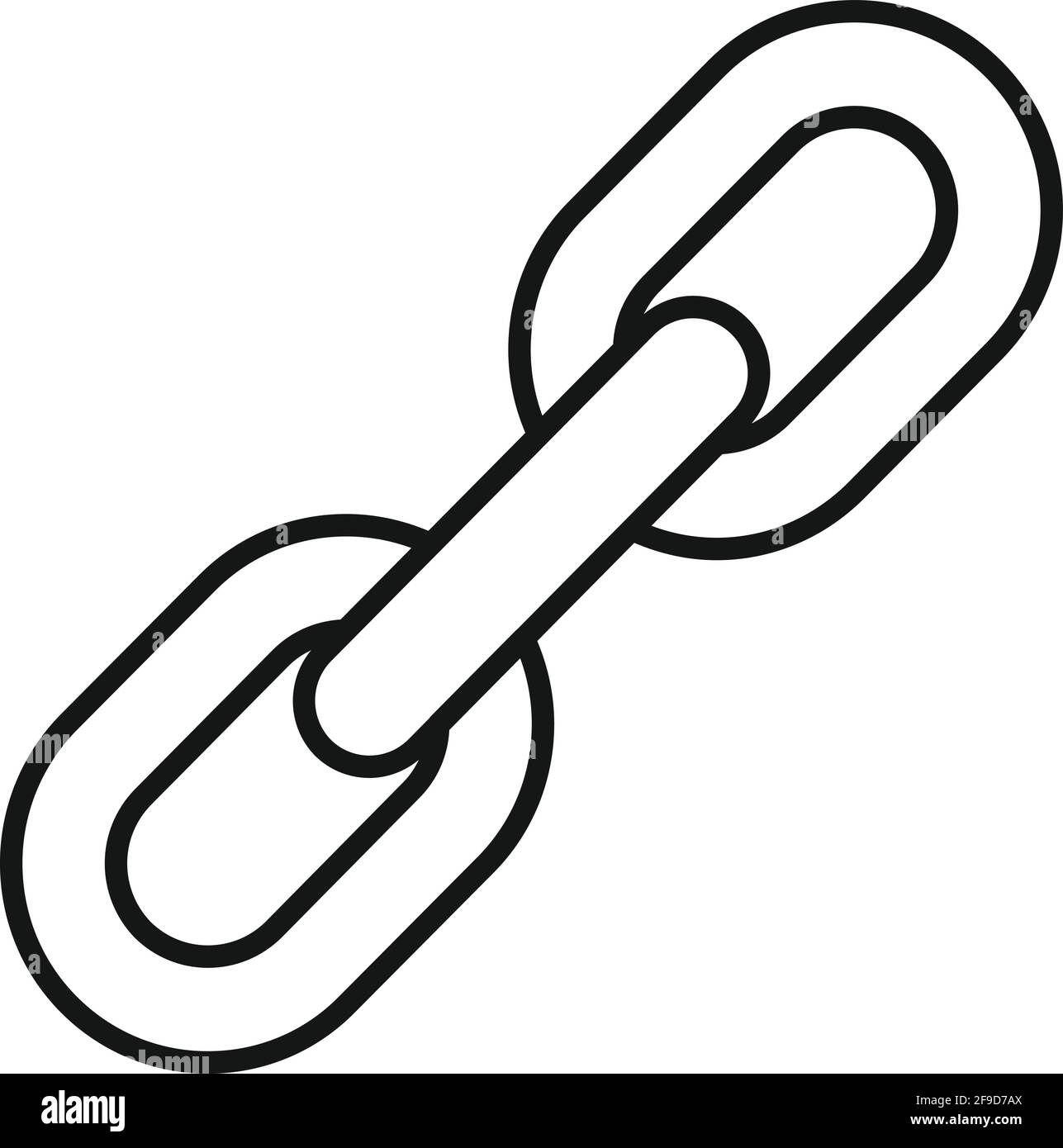 Blacksmith chain icon, outline style Stock Vector Image & Art - Alamy