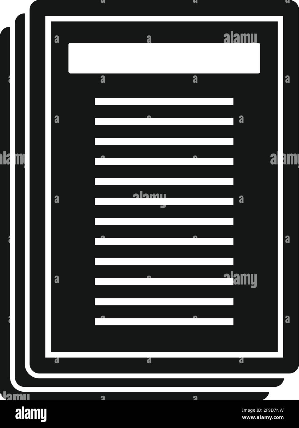 Attestation papers icon, simple style Stock Vector Image & Art - Alamy