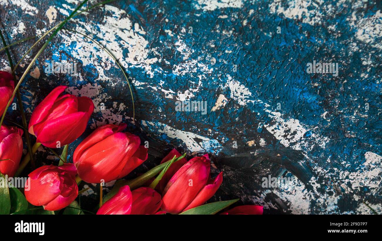 Beautiful vintage background of wildflowers. Delicate flowers close-up ...