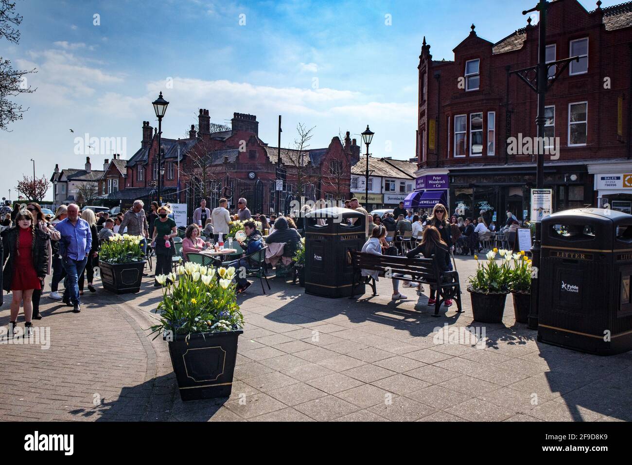 Clifton Square, Lytham, Lytham St Anne's, Lancashire, 17th April 2021 ...