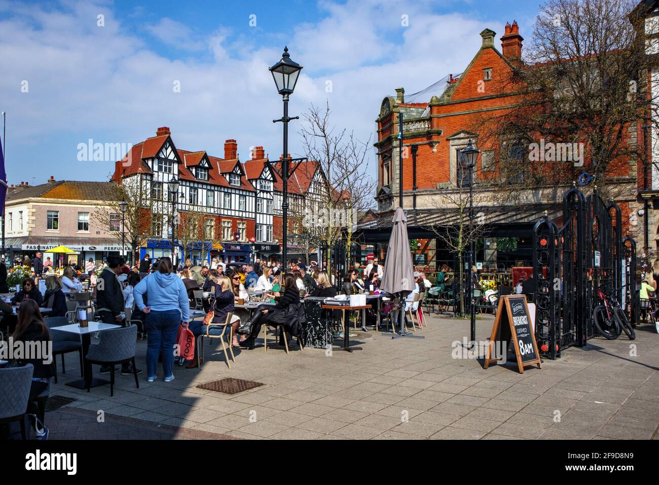 Clifton Square, Lytham, Lytham St Anne's, Lancashire, 17th April 2021 ...
