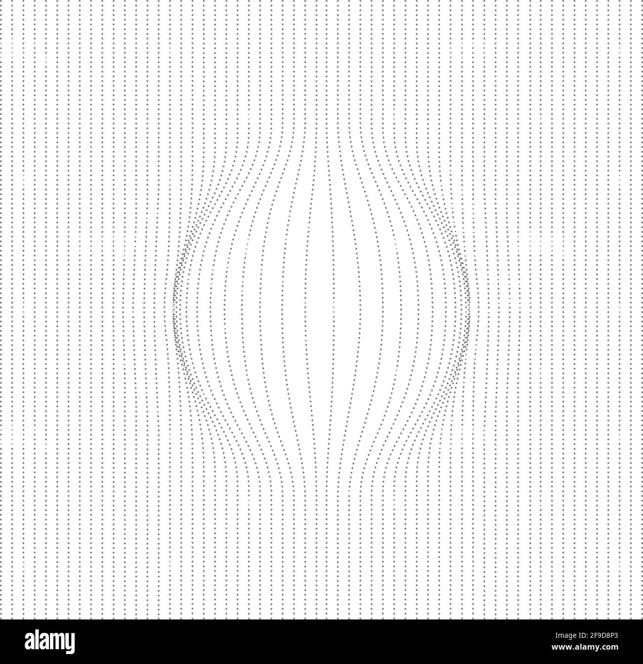 Optical illusion bloat ball effect. Line sphere vector. 3d shape ...