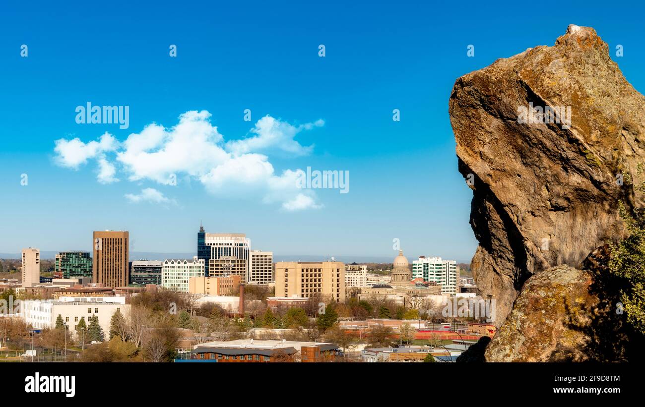 Skyline foothills in boise idaho hi-res stock photography and images ...
