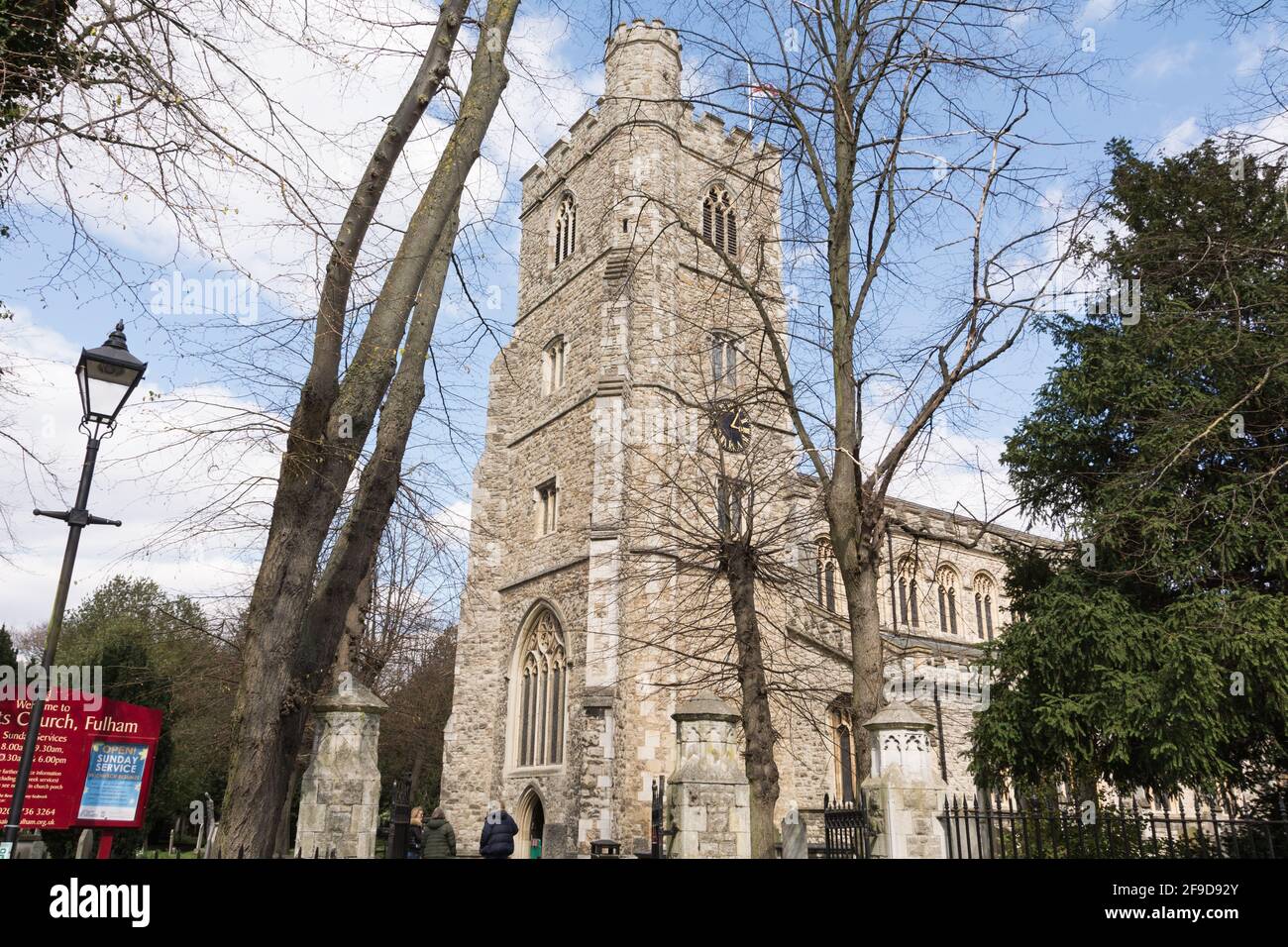 All Saints Parish Church, Pryors Bank, Bishops Park, Fulham, London ...