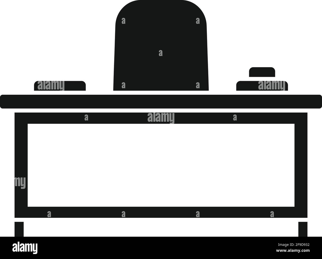 Boss work table icon, simple style Stock Vector Image & Art - Alamy