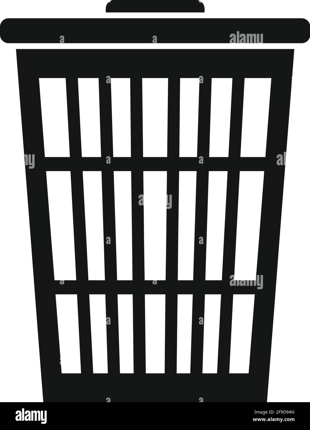 Garbage bin icon, simple style Stock Vector Image & Art - Alamy