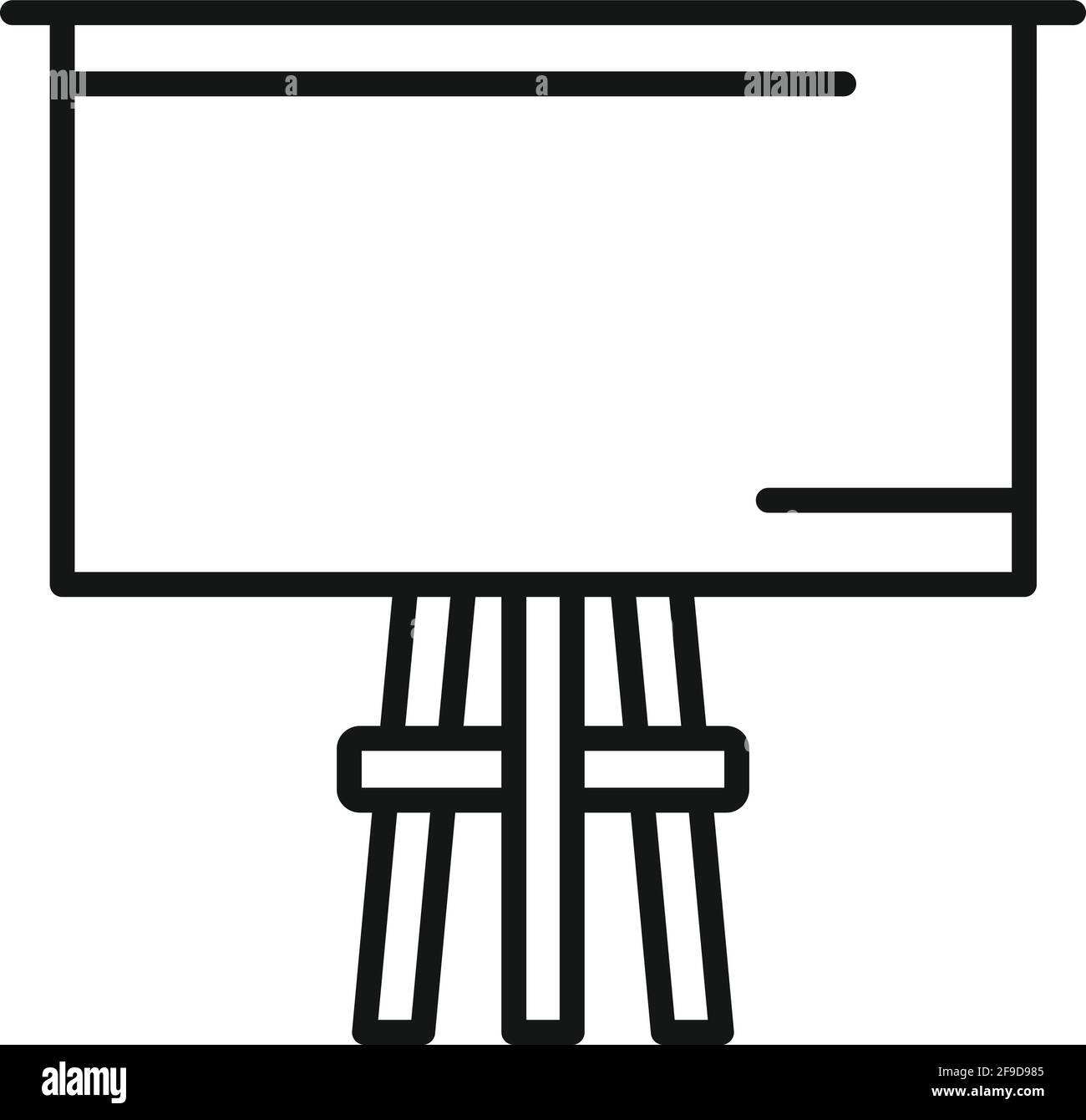 Wood board icon, outline style Stock Vector Image & Art - Alamy