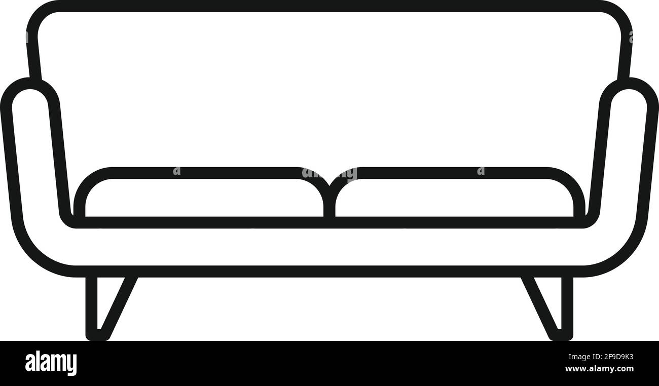 Soft sofa icon, outline style Stock Vector Image & Art - Alamy