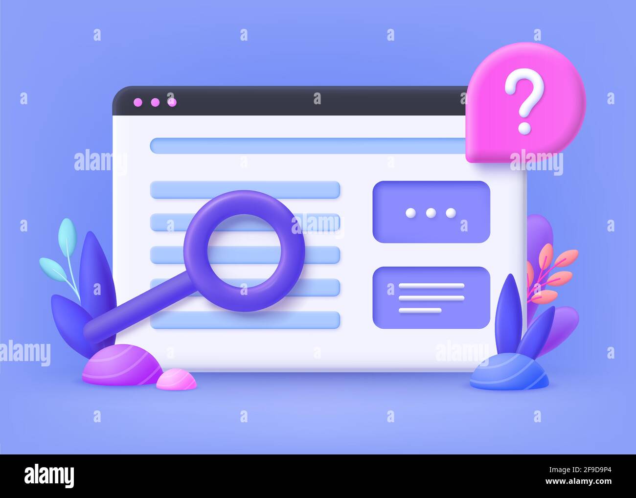 FAQ, frequently asked question concept. Online communication, getting ...