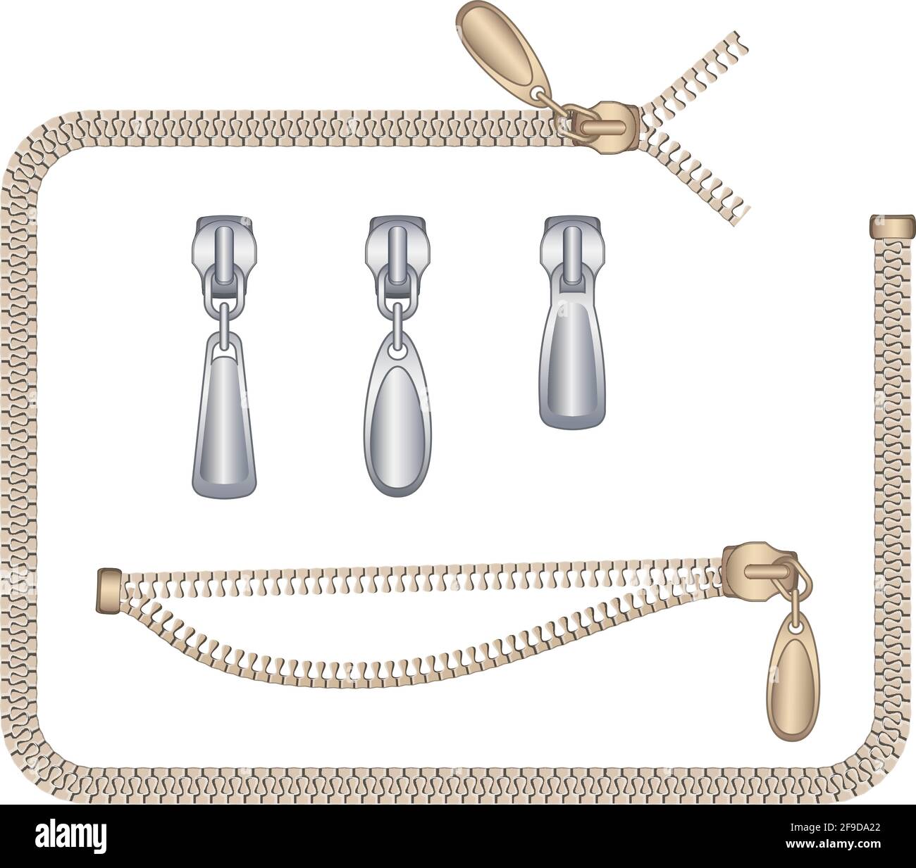 Zipper icon, cartoon style Stock Vector Image & Art - Alamy