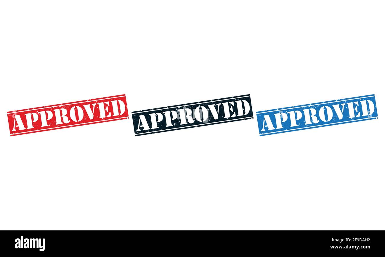 Approved Rubber Stamp around Grunje on White Background. Approved Sign ...