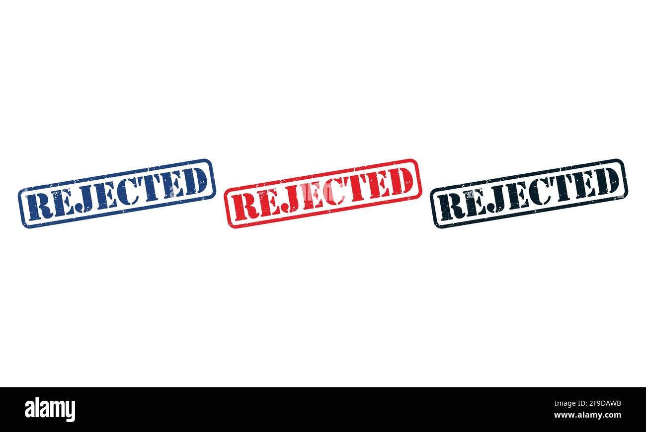 Rubber stamp refused refuse hi-res stock photography and images - Alamy