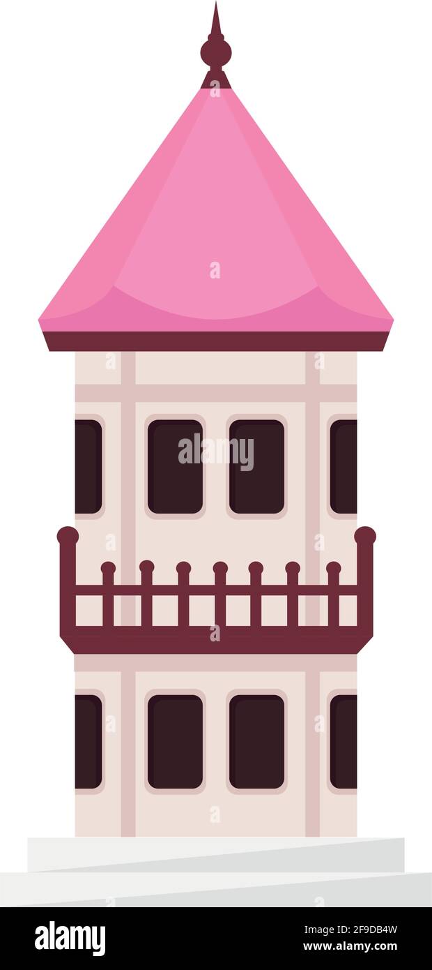 Japanese wooden castle Stock Vector Images - Alamy