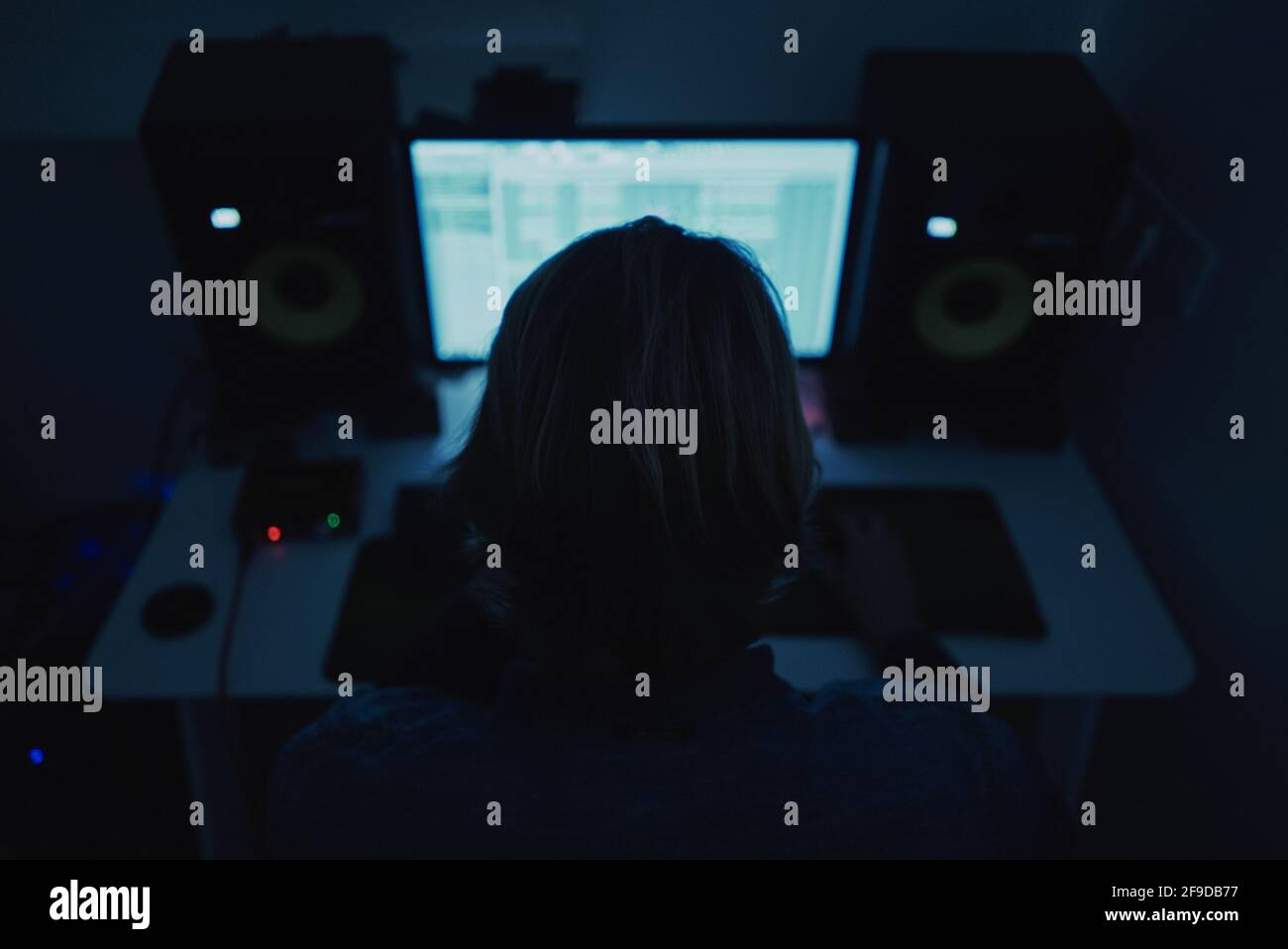 Music composing computer screen hi-res stock photography and images - Alamy