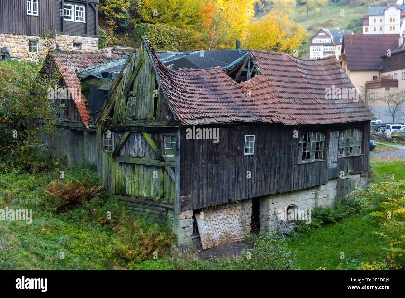 Old forgotten house in a village Stock Photo - Alamy