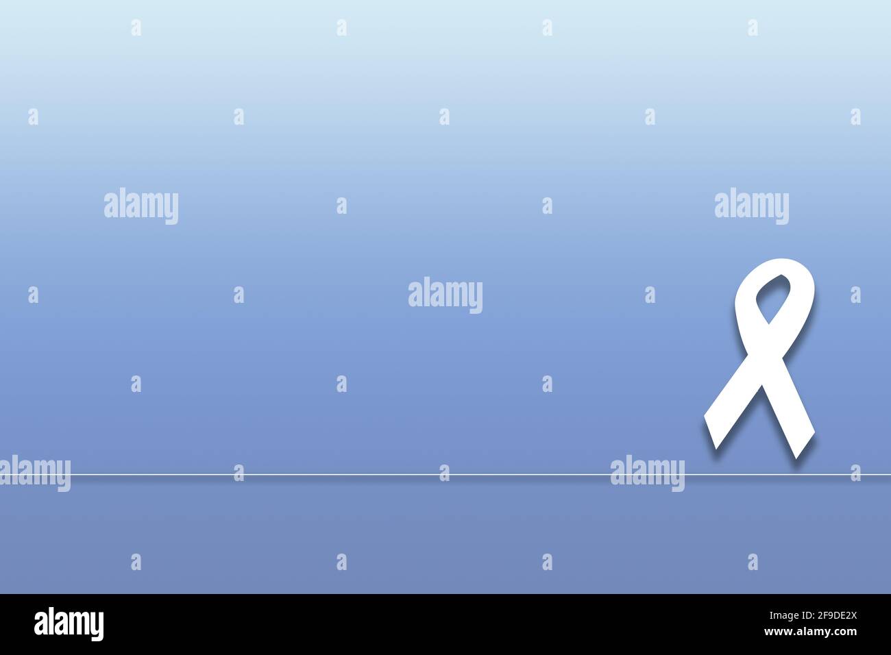 A gradient blue background with the white icon of the fight against ...