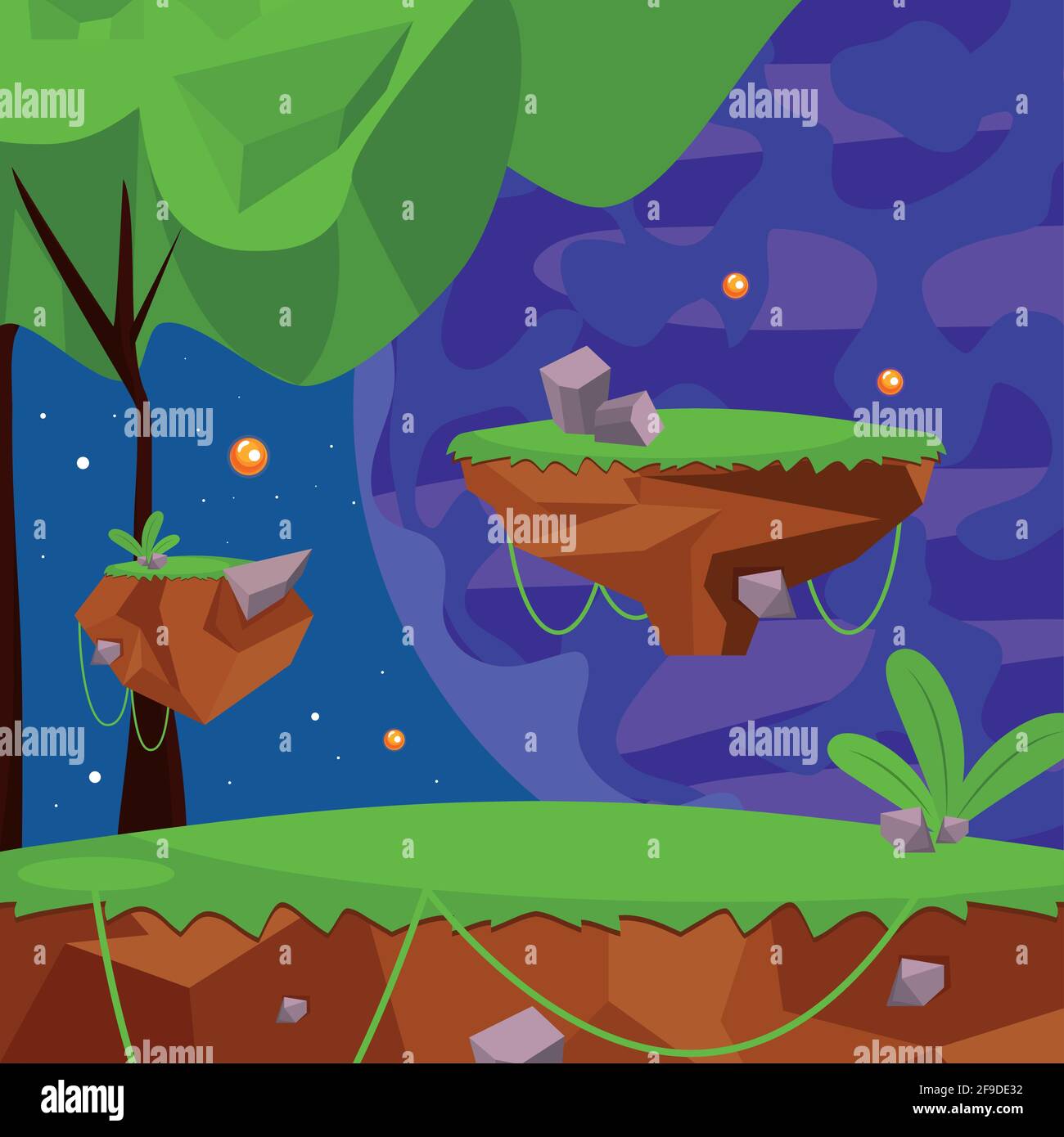 Ground level plant Stock Vector Images - Alamy