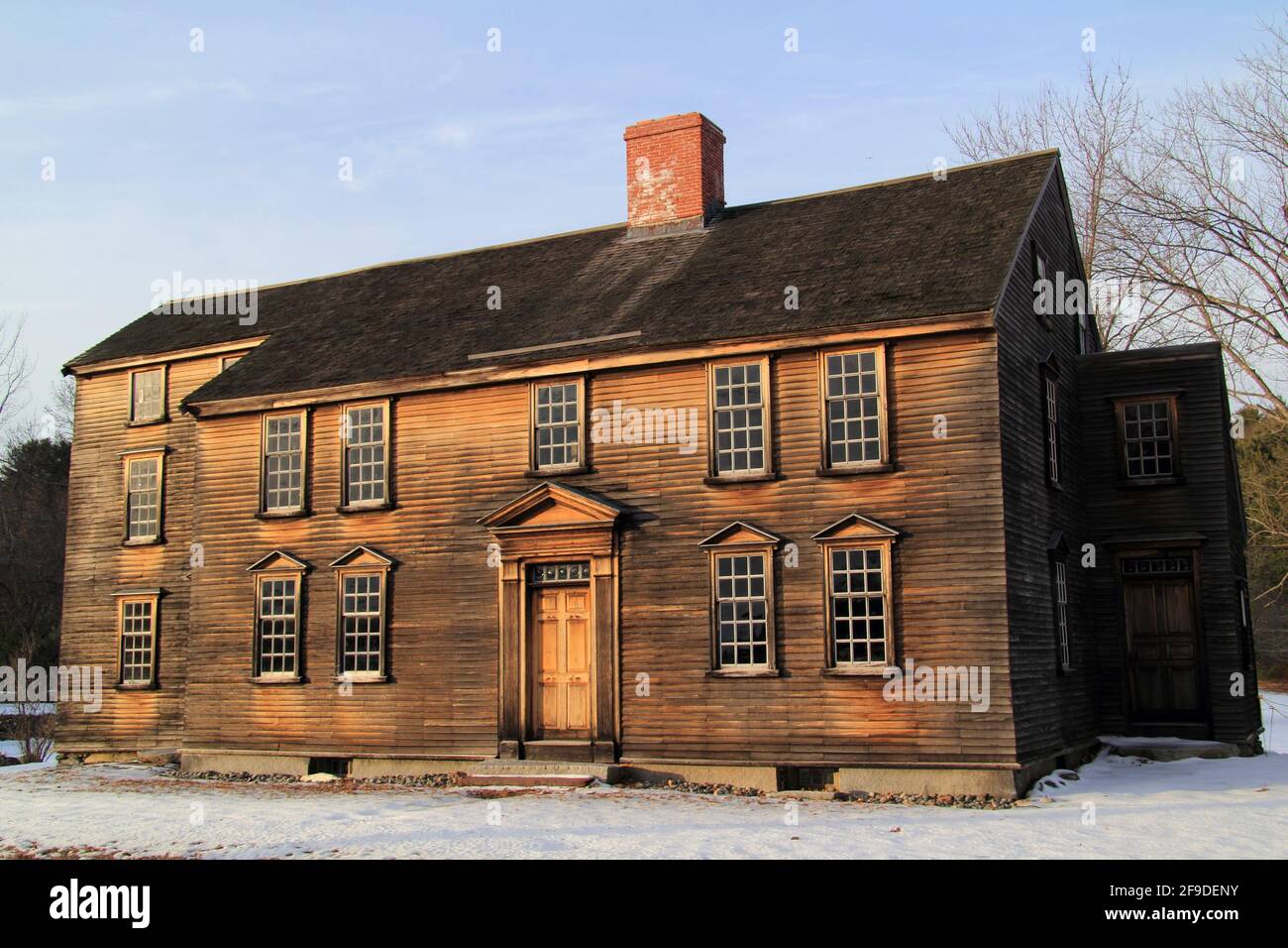 Captain James Barrett’s home, in Minuteman National Historical Park, is ...