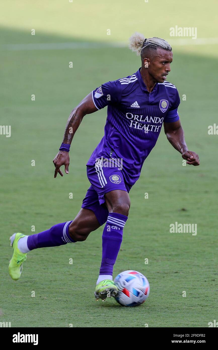 Orlando, Florida, USA. April 17, 2021: Orlando City SC forward NANI (17 ...