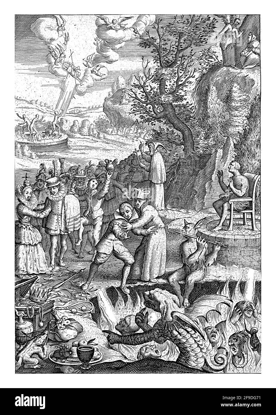 Man devil painting Cut Out Stock Images & Pictures - Alamy