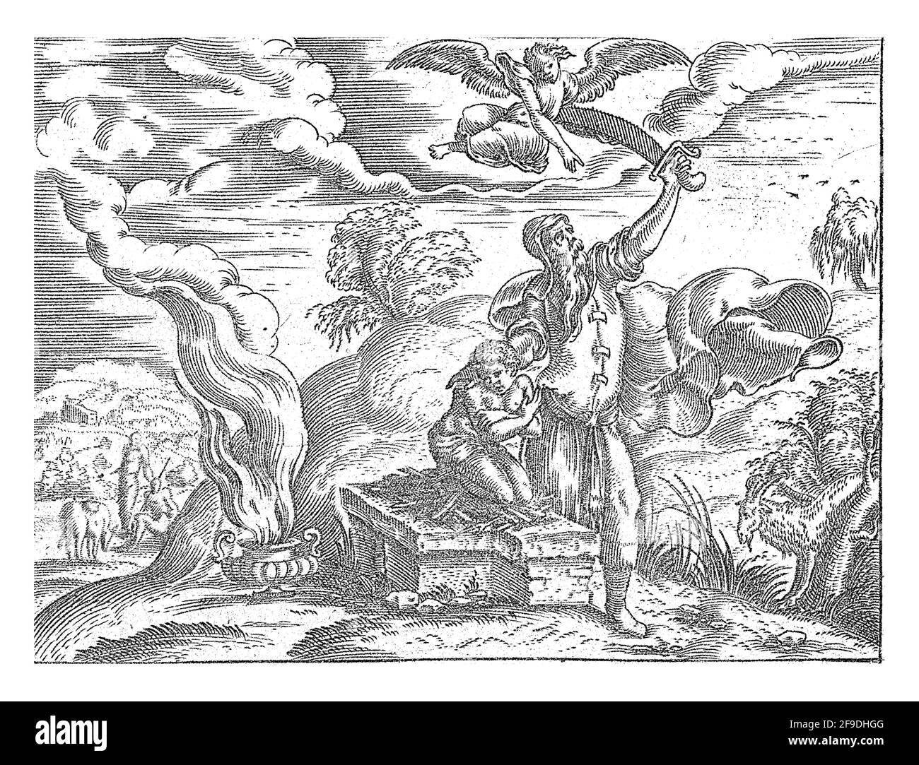 Angel stops abraham hi-res stock photography and images - Alamy