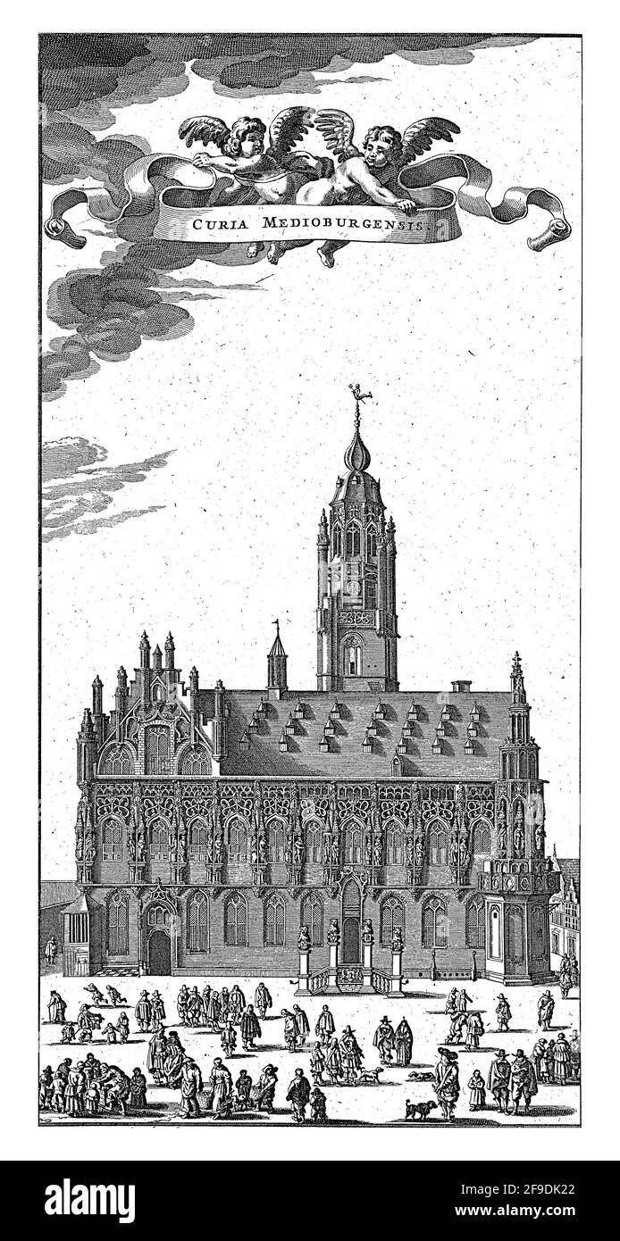 Old town hall front Black and White Stock Photos & Images - Alamy