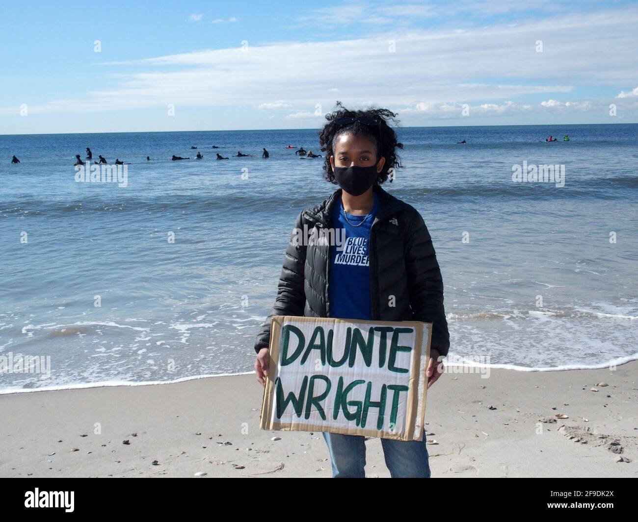 New York, New York, USA. 17th Apr, 2021. NEW YORK - Black Surfers ...
