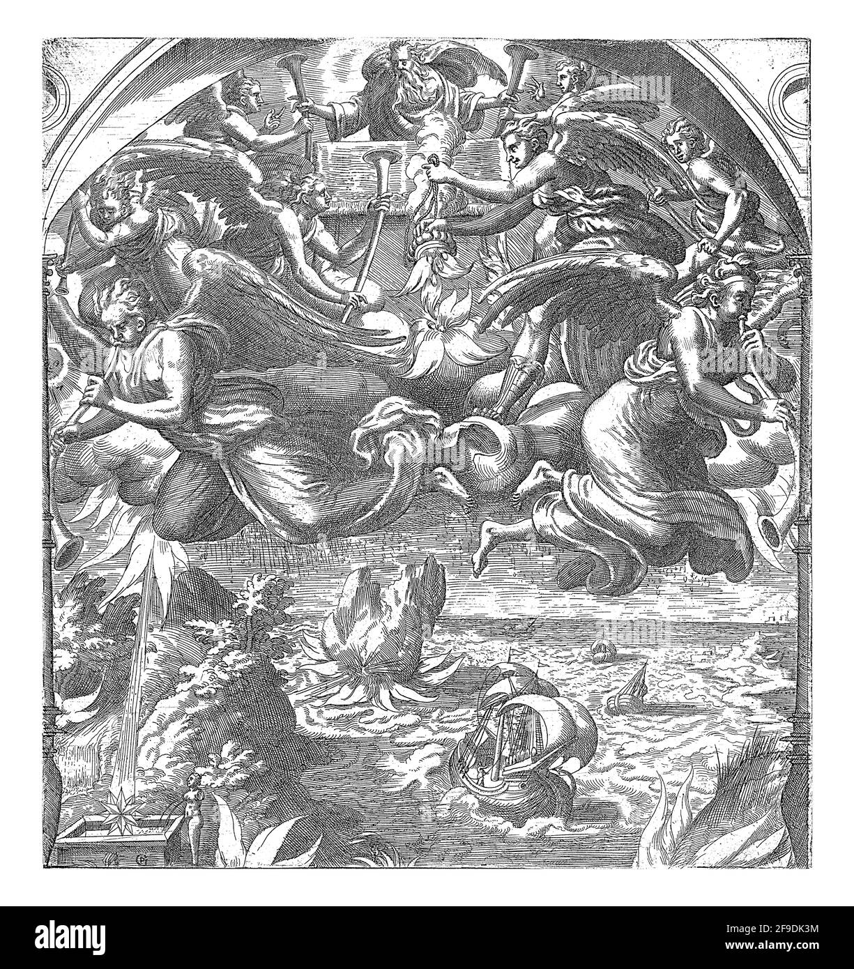 After the seventh seal has been broken, seven angels come to stand ...