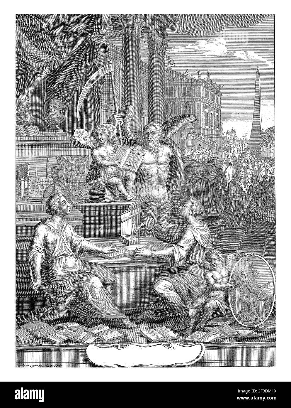 Old father time illustration Cut Out Stock Images & Pictures - Alamy