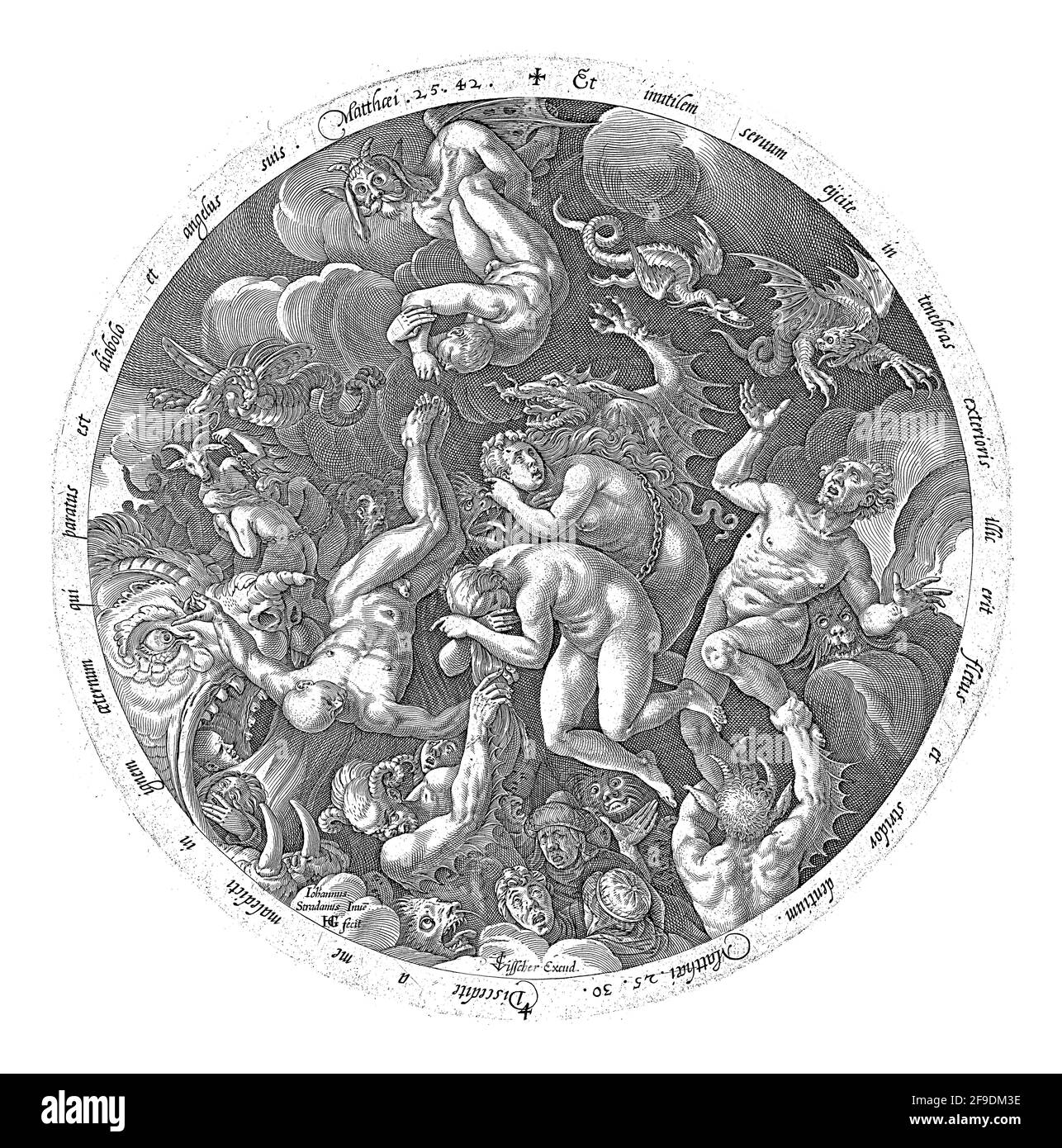 The souls in hell Black and White Stock Photos & Images - Alamy